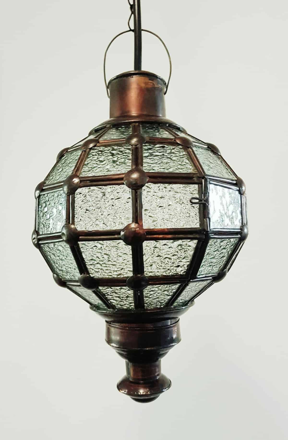 Round CAFE light-lantern CPL2 • CasaPandan - statues, stone & lighting
