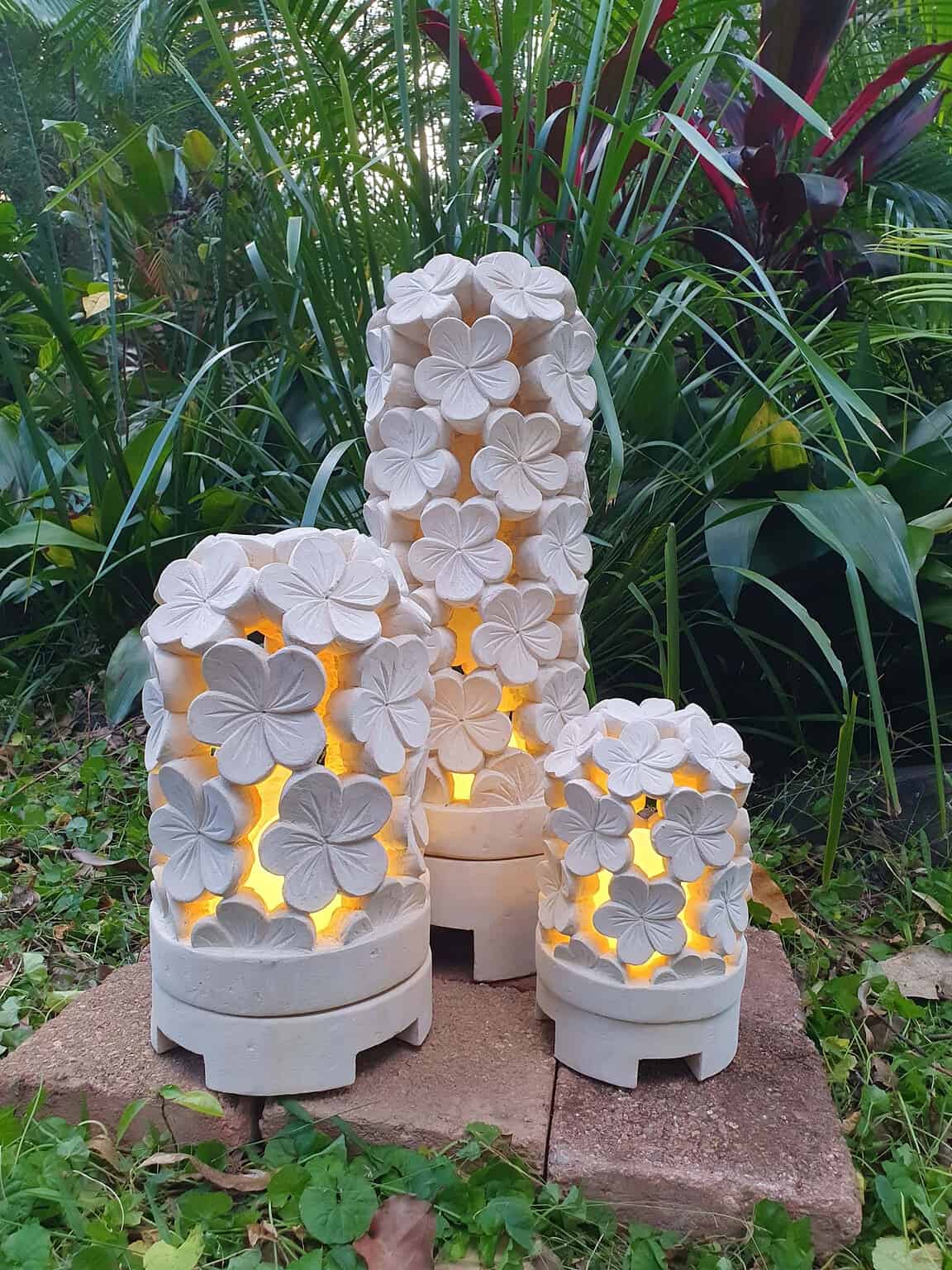 STONE GARDEN LIGHTS • CasaPandan - statues & lighting