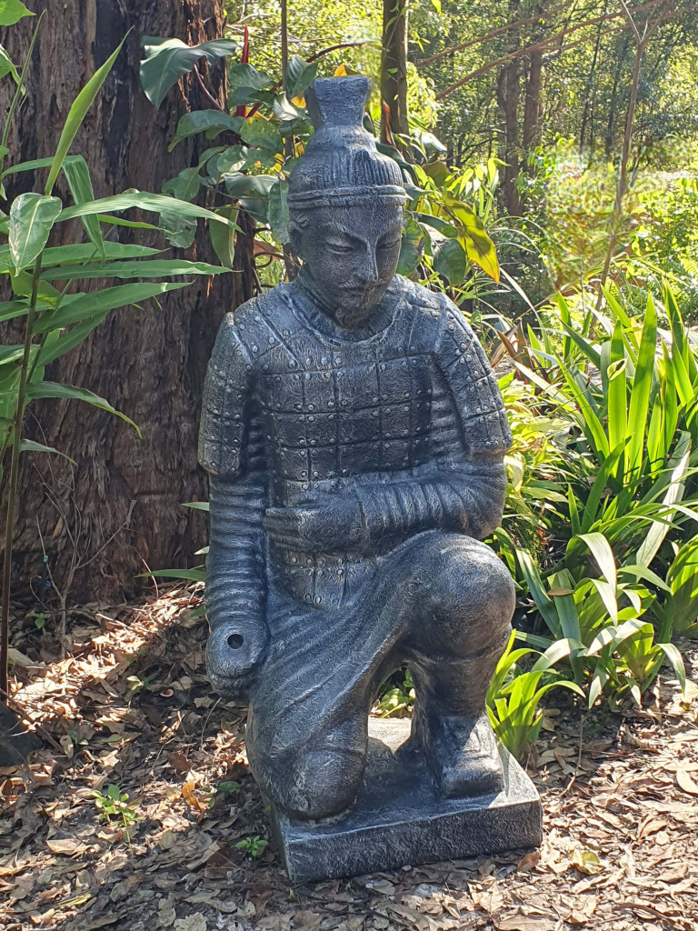 Chinese Warrior Statue CPS147 • CasaPandan - statues, stone & lighting